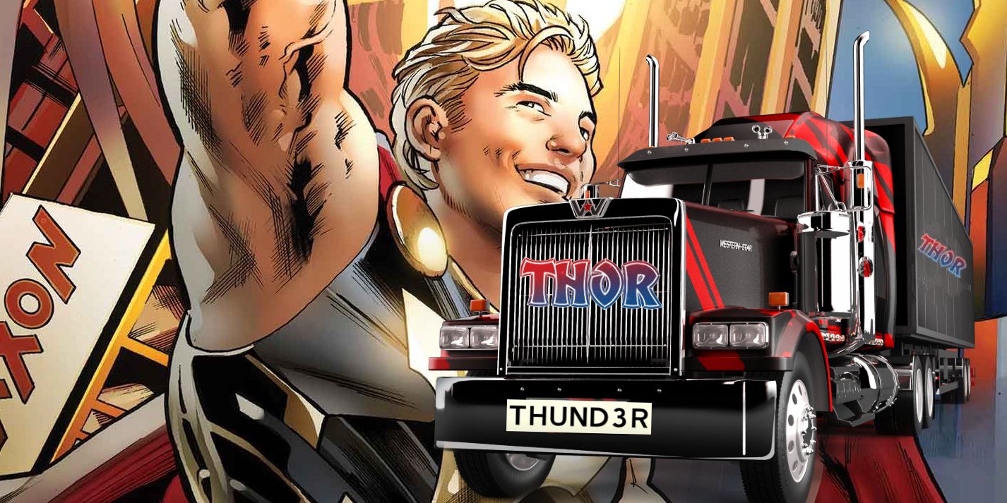"Chad Hammer et le Thor-Truck" : le nouveau Thor de Marvel a sa propre ...